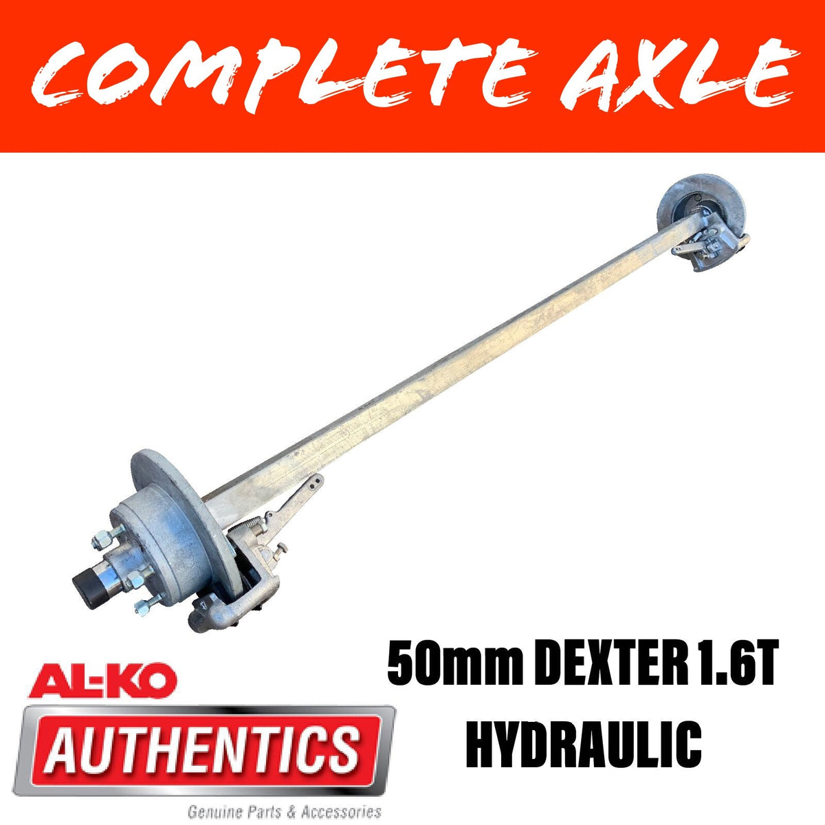 50MM SQUARE GALVANISED AXLE HYDRAULIC BRAKE DEXTER COMPLETE – R&M ...