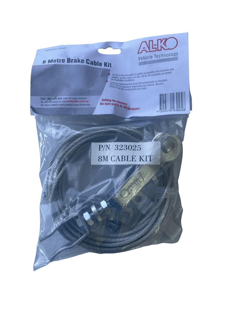 AL‑KO 8 m Mechanical Brake Cable Kit (P/N 323025) – R&M Trailer Spares