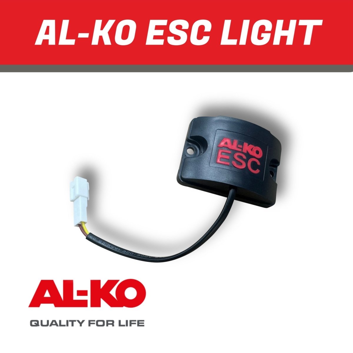 AL-KO ESC LED Sub-Assembly – Plug-Fitted OEM Indicator – R&M Trailer Spares