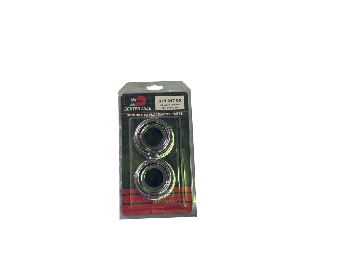 Dexter E-Z Lube 2.45″ Grease Cap & Plug Kit – Chrome (P/N XK71-317-00 ...
