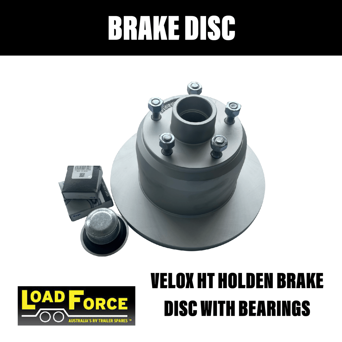LoadForce 10″ Velox Brake Disc – HT Holden 5×108 With Bearings & Seal ...