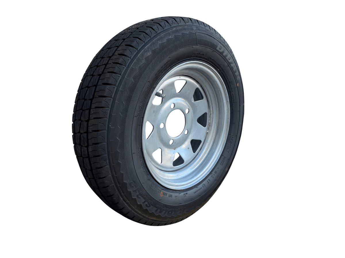 13 INCH GALVANISED WHEEL AND TYRE (MULTIPLE SIZES) – R&M Trailer Spares