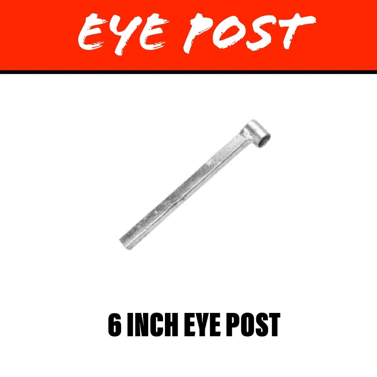 6″ Eye‑Post Centre Roller Post – 19 mm Square × 17 mm Pin | 92171 – R&M ...