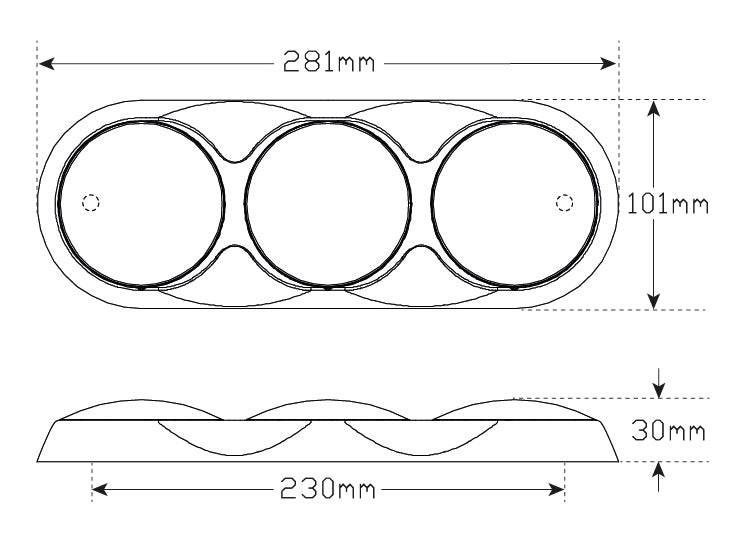 LED Autolamps 82CARR Coloured LED Tail Light 3M Tape – R&M Trailer Spares
